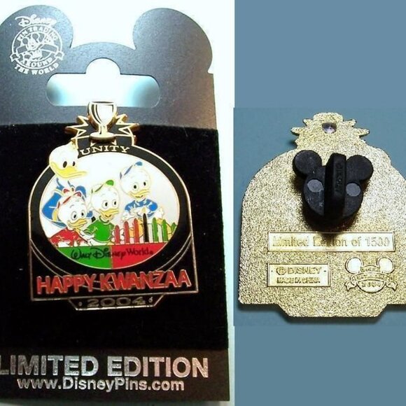 Disney | Jewelry | 204 Disney Donald Duck W Huey Dewy Louie Happy ...